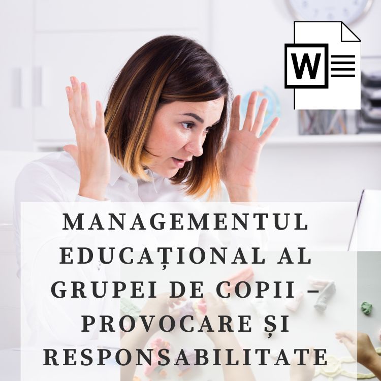 Seminar practic „Managementul educațional al grupei de copii ...